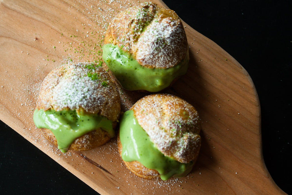 Matcha Cream Puffs